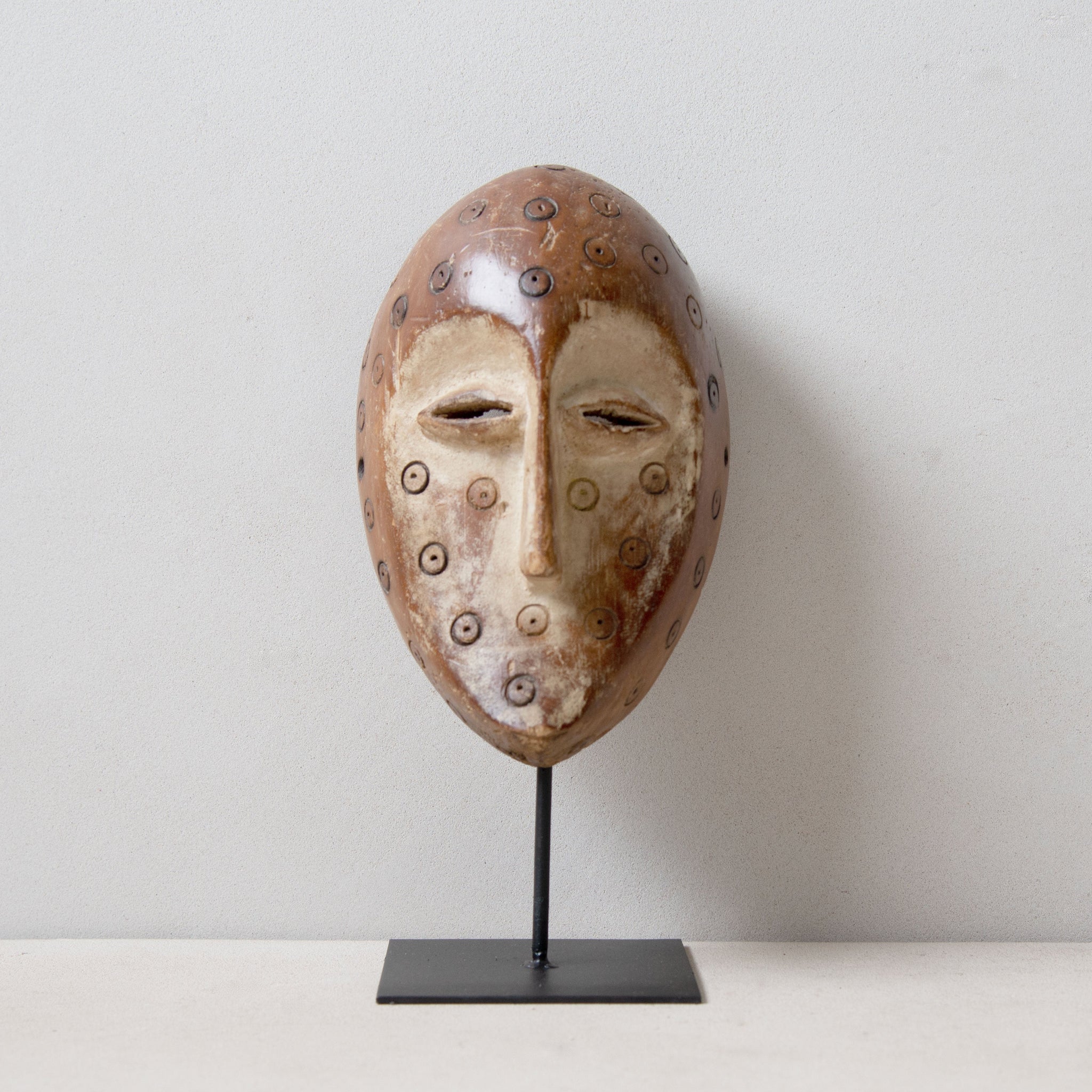 Hand Carved Lega Mask | Khayni Contemporary Interiors