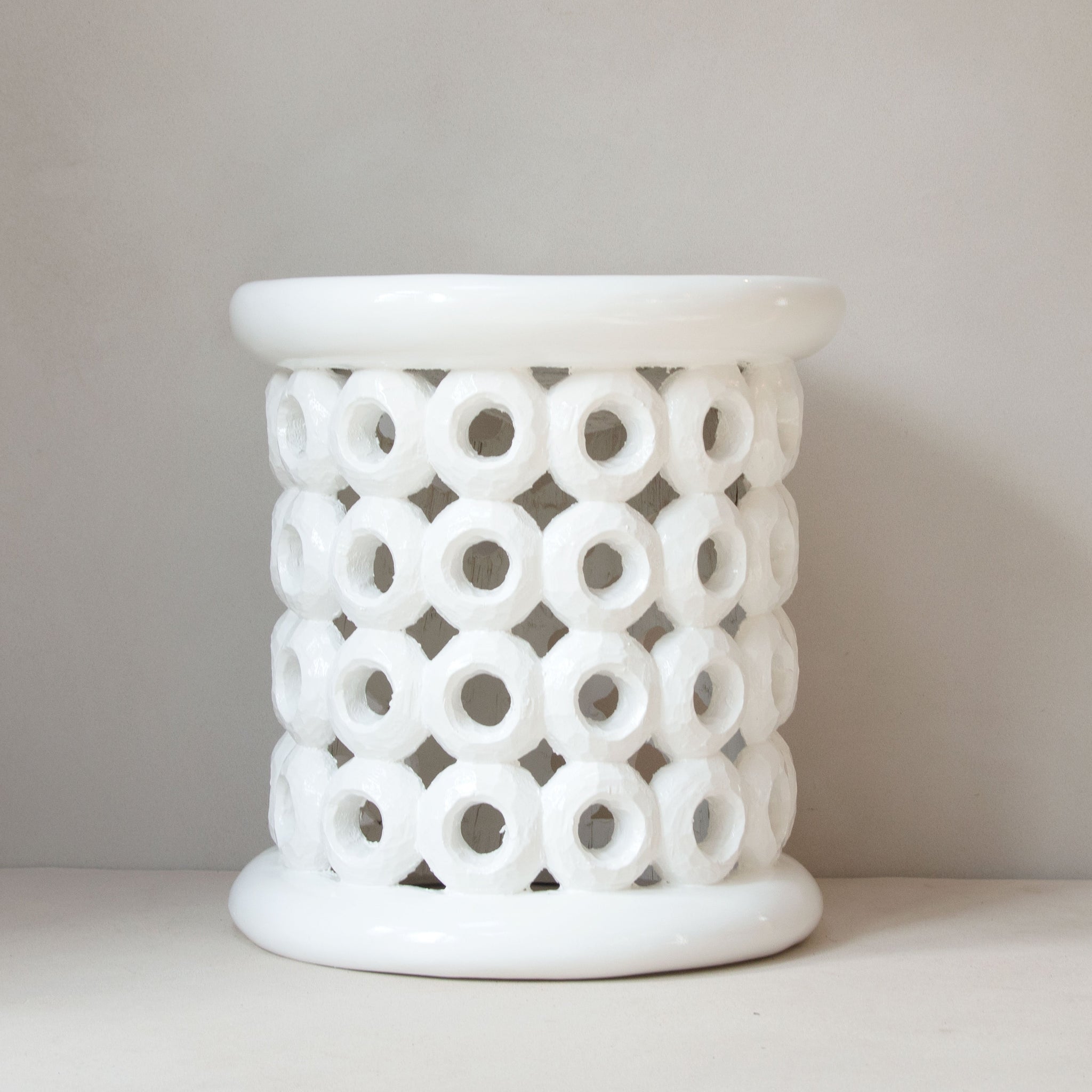 Donut Side Table | White