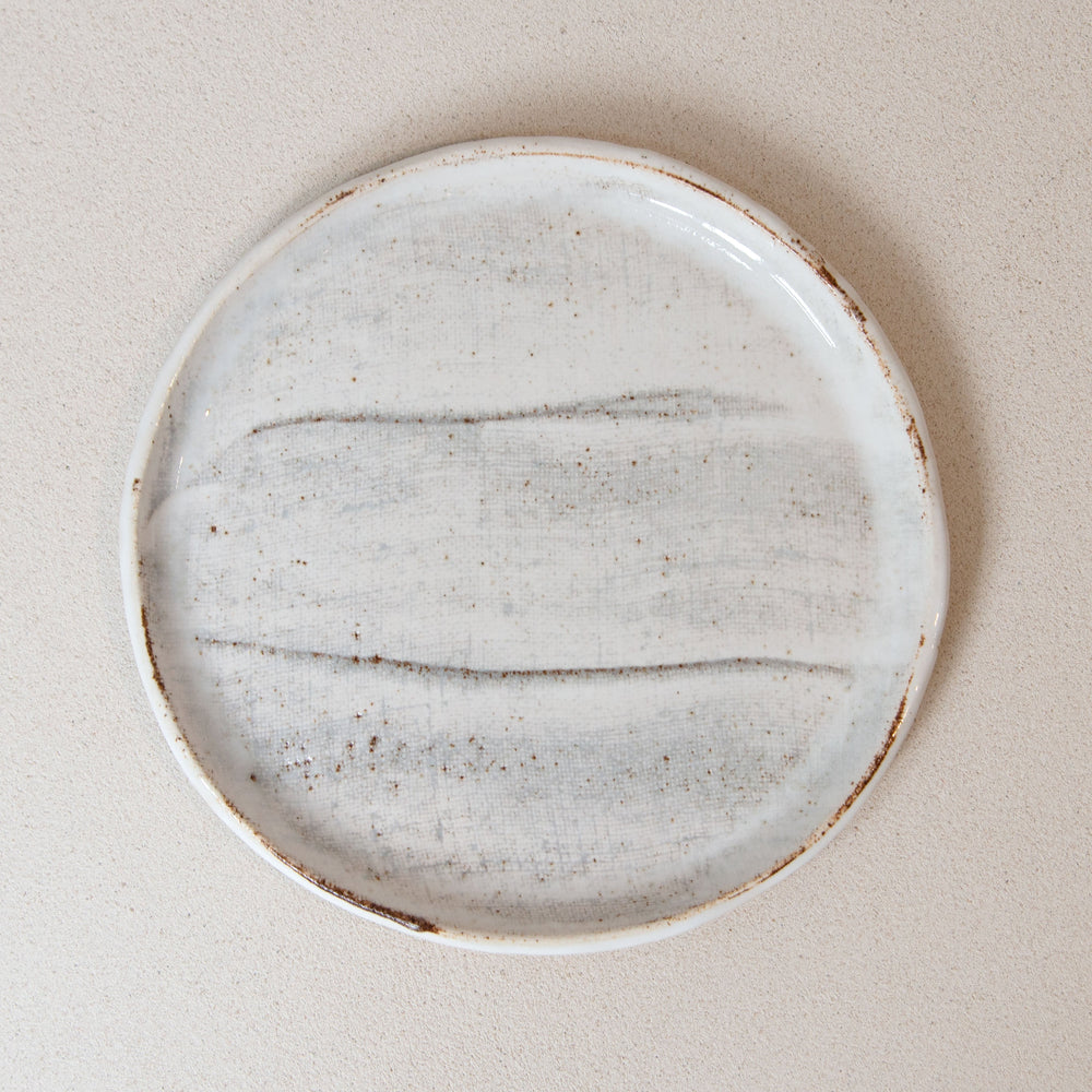 Grey Stone Ceramic Plate