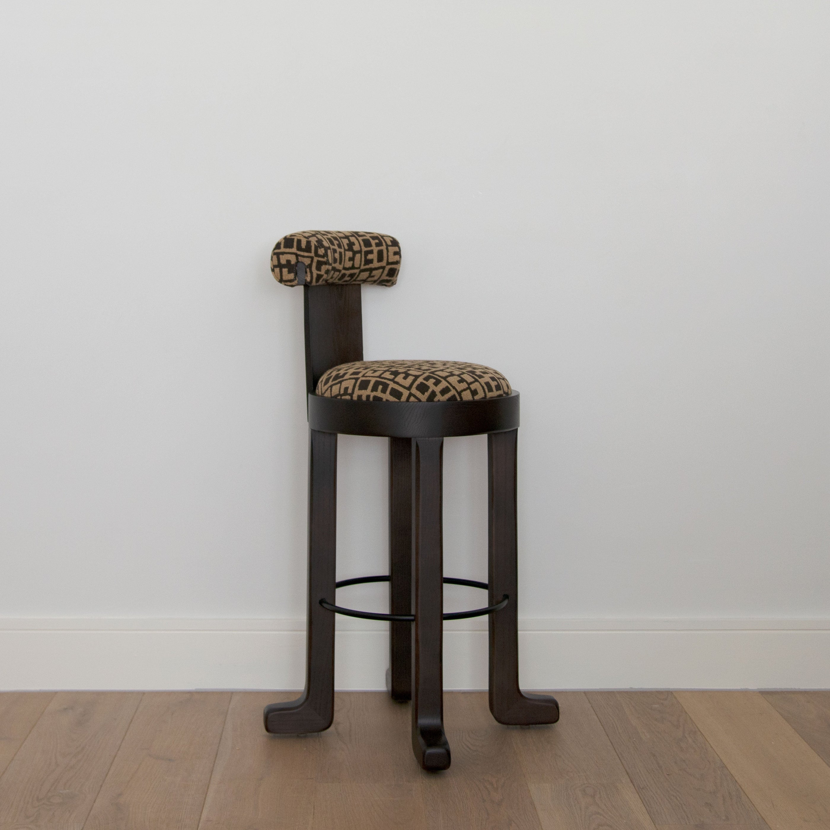Nya Bar Stool in Coffee