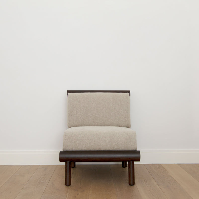Oren Lounge Chair in Soft Clay